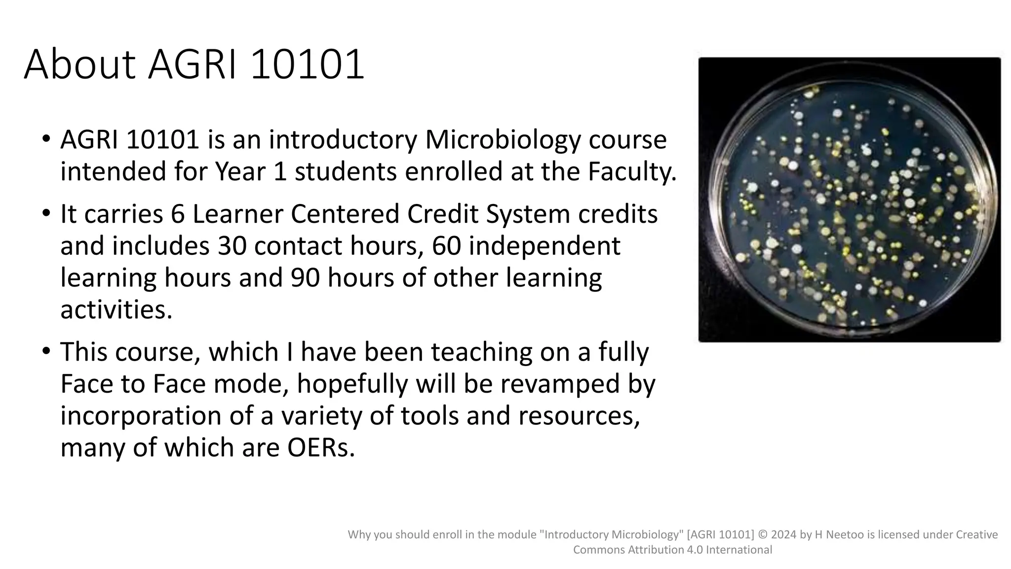 why you should enroll in the module Introductory Microbiology.pptx