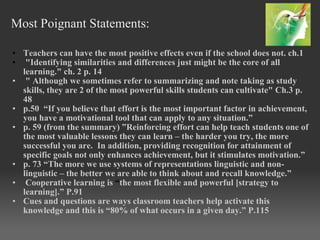 Classroom Instruction That Works Group Present | PPT | Educational ...