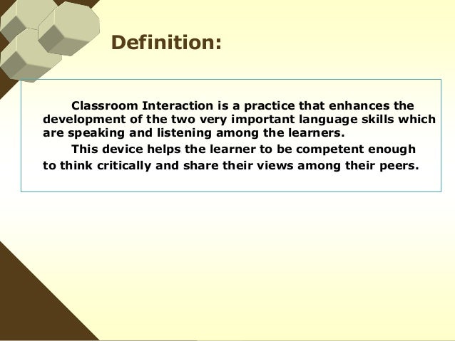 Classroom interaction