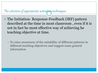 Classroom interaction | PPTX