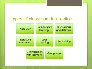 Classroom interaction | PPTX