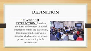 Classroom interactions | PPTX