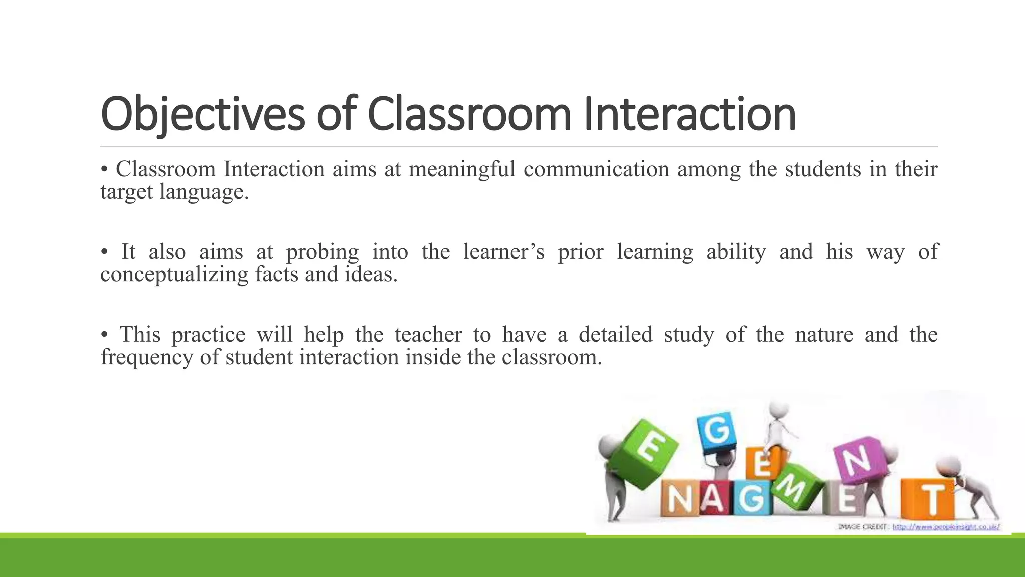 Classroom interactions | PPT