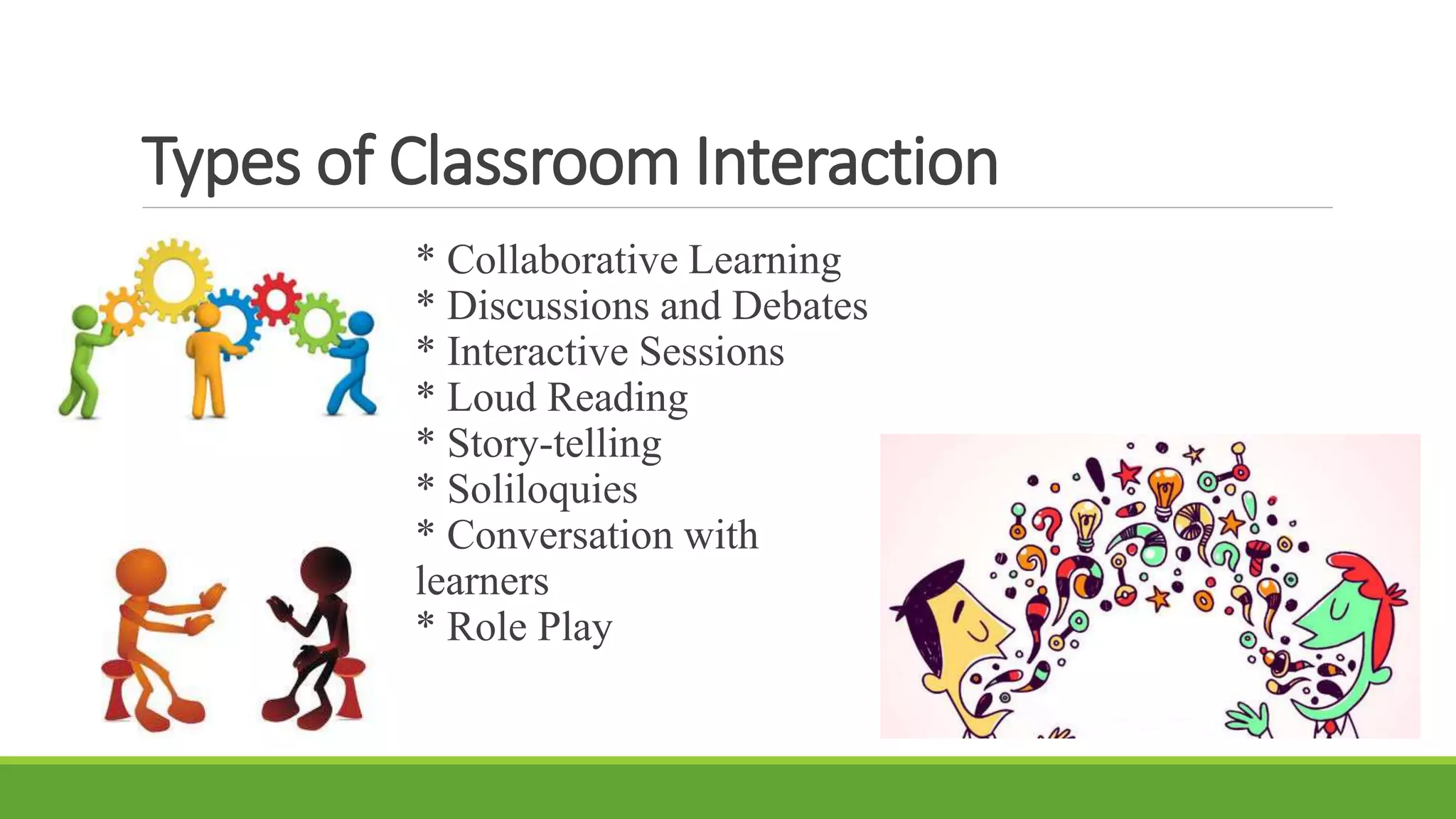 Classroom interactions | PPT