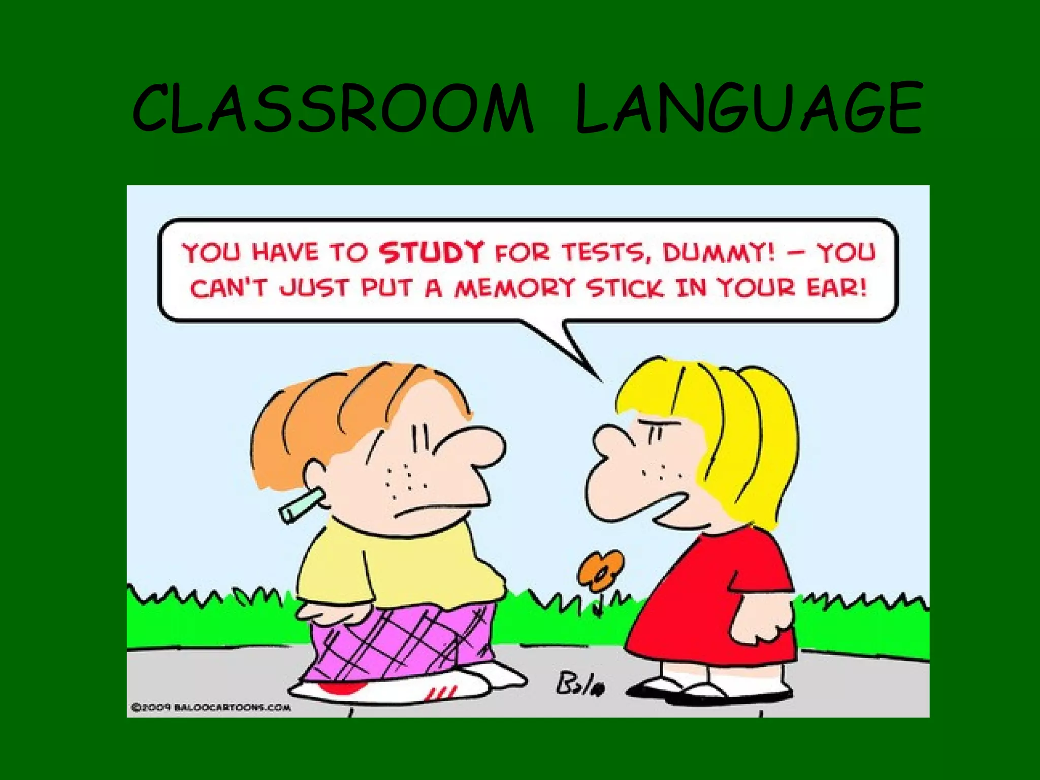 Classroom language | PPT