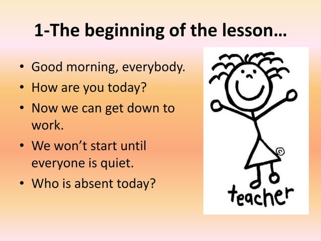 Classroom language | PPTX