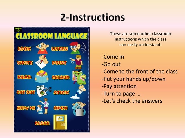 Classroom language | PPTX