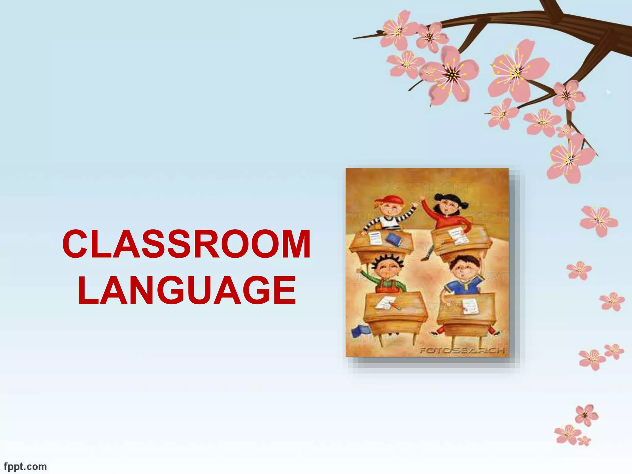 Classroom language | PPTX
