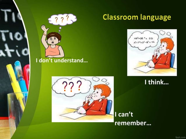 Classroom language | PPTX