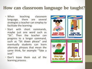 Classroom language | PPTX