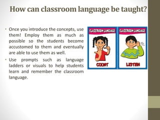 Classroom language | PPTX