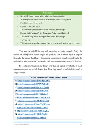 Classroom language journal | PDF