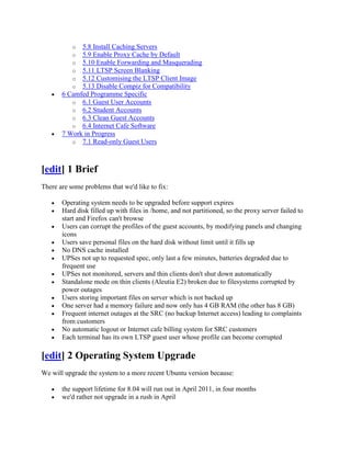 Classroom ltsp configuration | DOCX