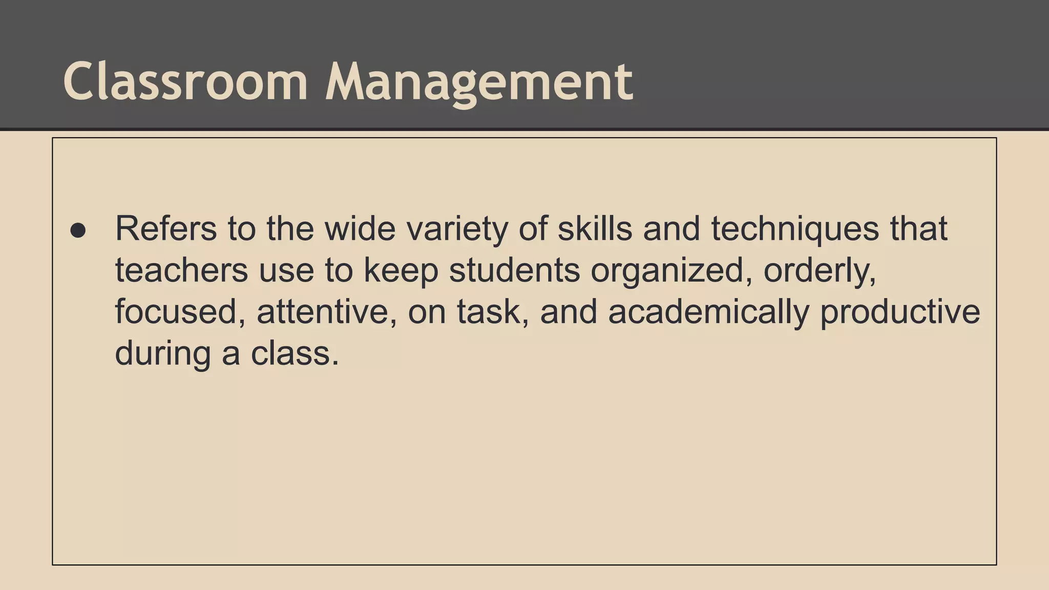 Classroom Management-1.pdf | Education