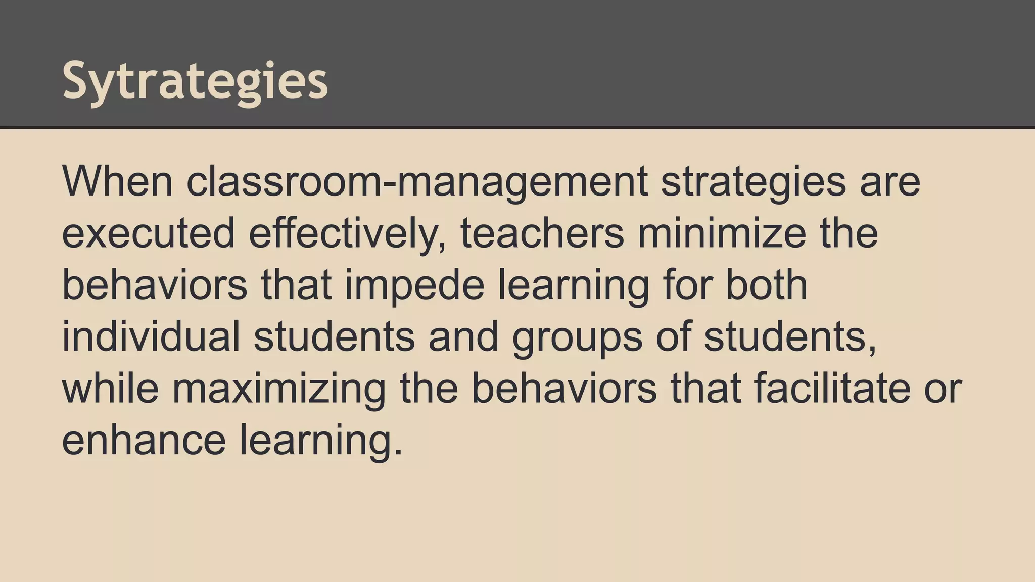 Classroom Management-1.pdf | Education