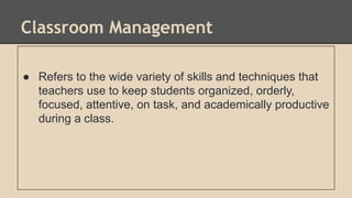 Classroom Management-1.pdf | Education