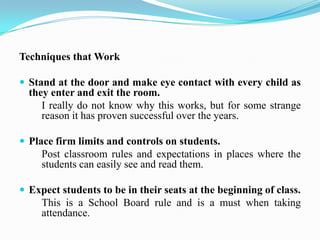 Classroom Management | PPTX