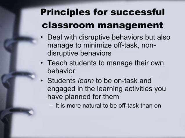 Classroom management | PPT