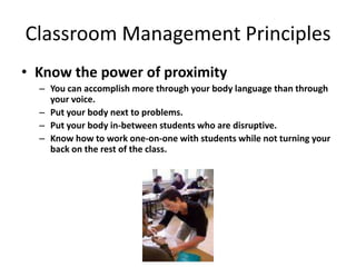 Classroom management | PPTX | Education