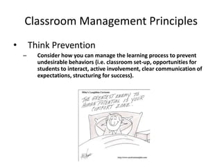 Classroom management | PPTX | Education