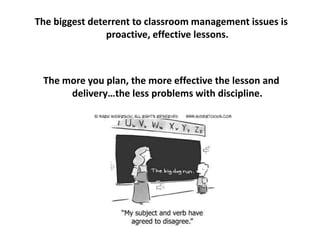 Classroom management | PPTX | Education