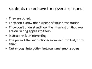 Classroom management | PPTX