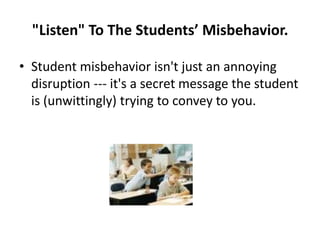 Classroom management | PPTX | Education