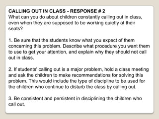 Classroom management | PPTX