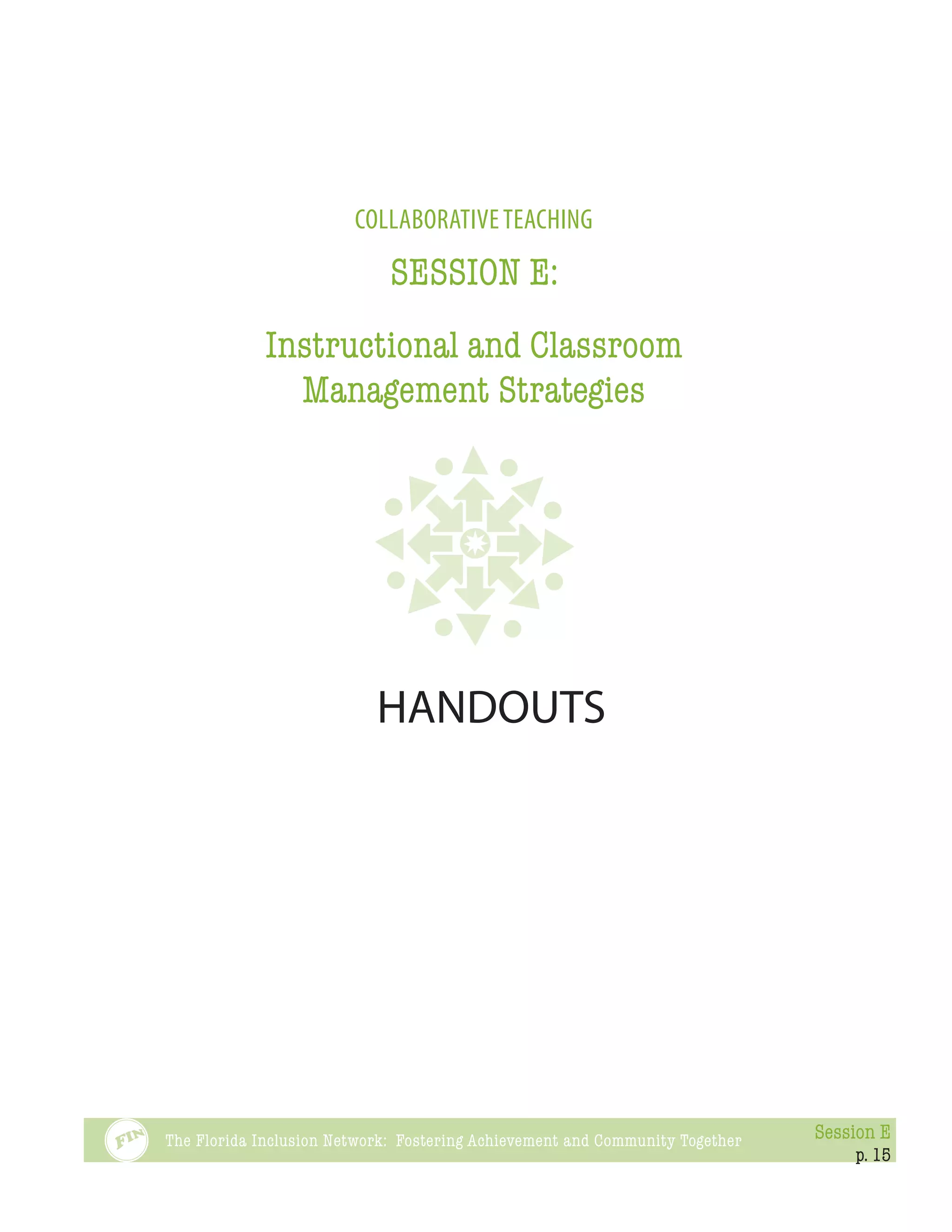 Classroom management | PDF