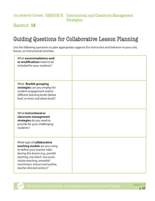 Classroom management | PDF