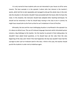 Classroom management | PDF