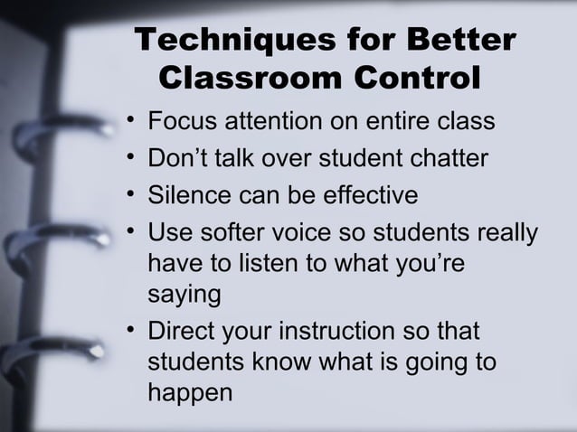 Classroom management | PPT