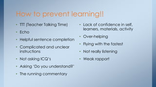 Classroom Management Issues in ELT | PPSX