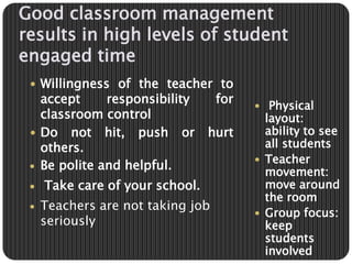 Classroom management | PPT