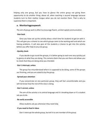 Classroom management | DOCX | Educational Assessment | Education