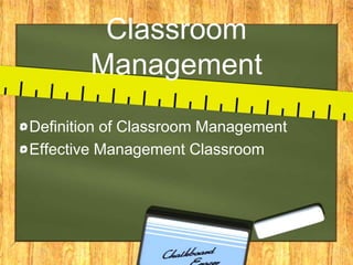 Classroom Management | PPT