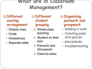 Classroom management | PPT