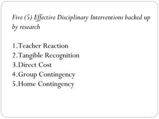 Classroom management | PPT