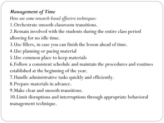 Classroom management | PPT