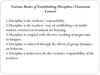 Classroom management | PPT