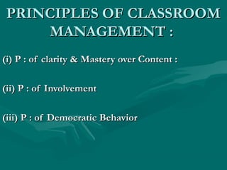 Classroom management | PPT | Educational Assessment | Education