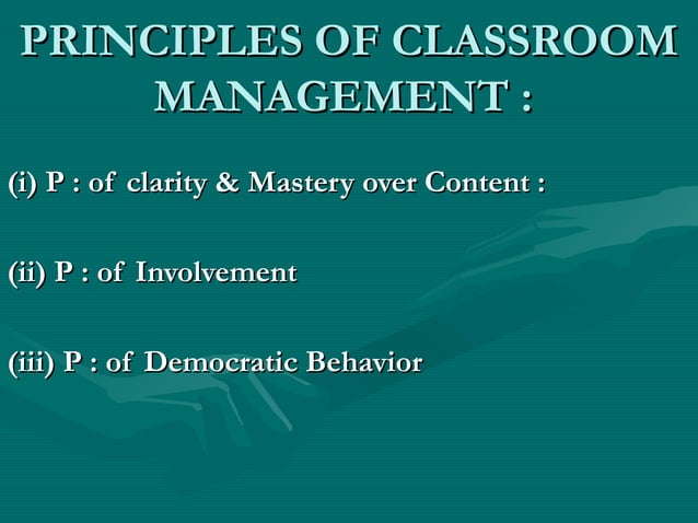 Classroom management | PPT | Educational Assessment | Education