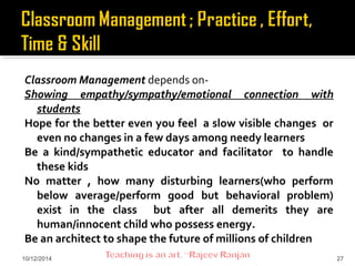 Classroom Management - Tips and Techniques for Effective Learning in ...