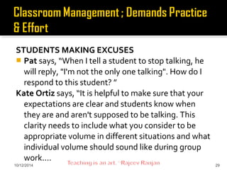 Classroom Management - Tips and Techniques for Effective Learning in ...