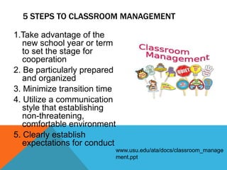 Classroom management | PPTX