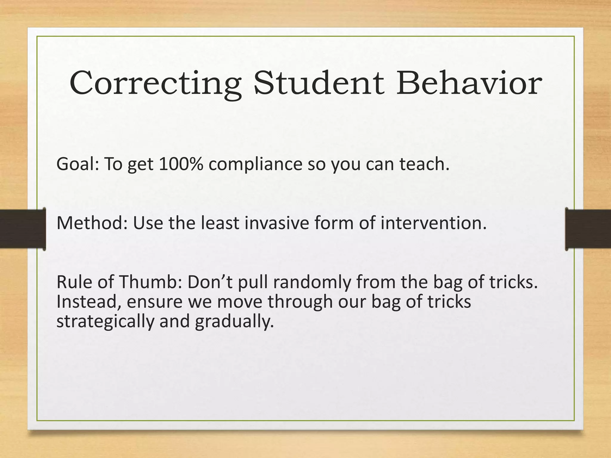 Classroom management | PPTX