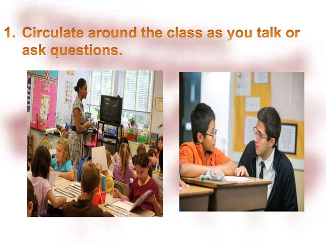 Prevention of common classroom problems (Classroom management) | PPT