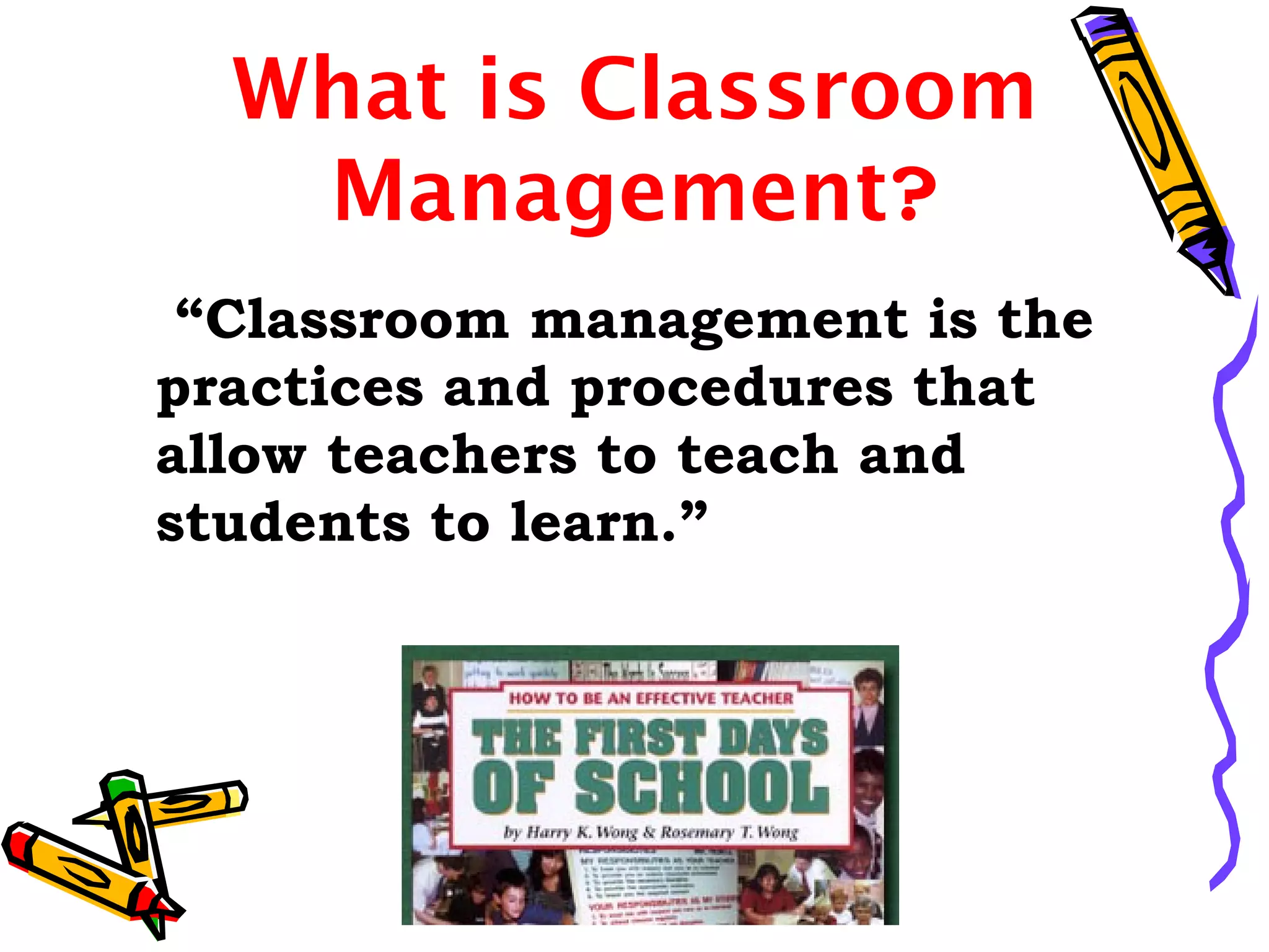 Classroom management ‫‬ | PPT