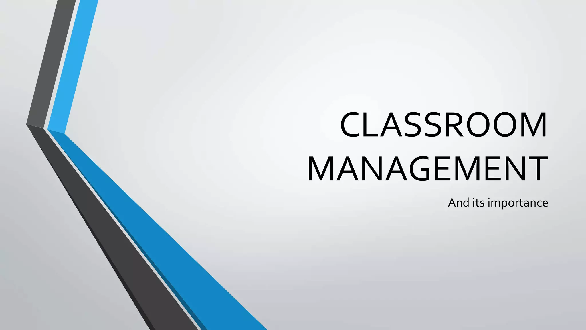 Classroom management | PPT