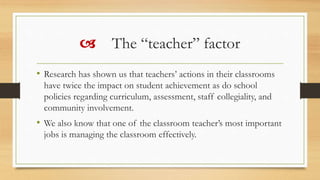 Classroom management | PPTX